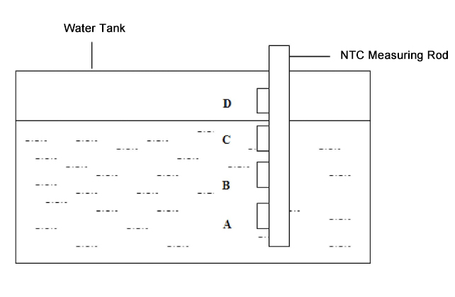 Testing liquid level with NTC thermistor - Vsec elec